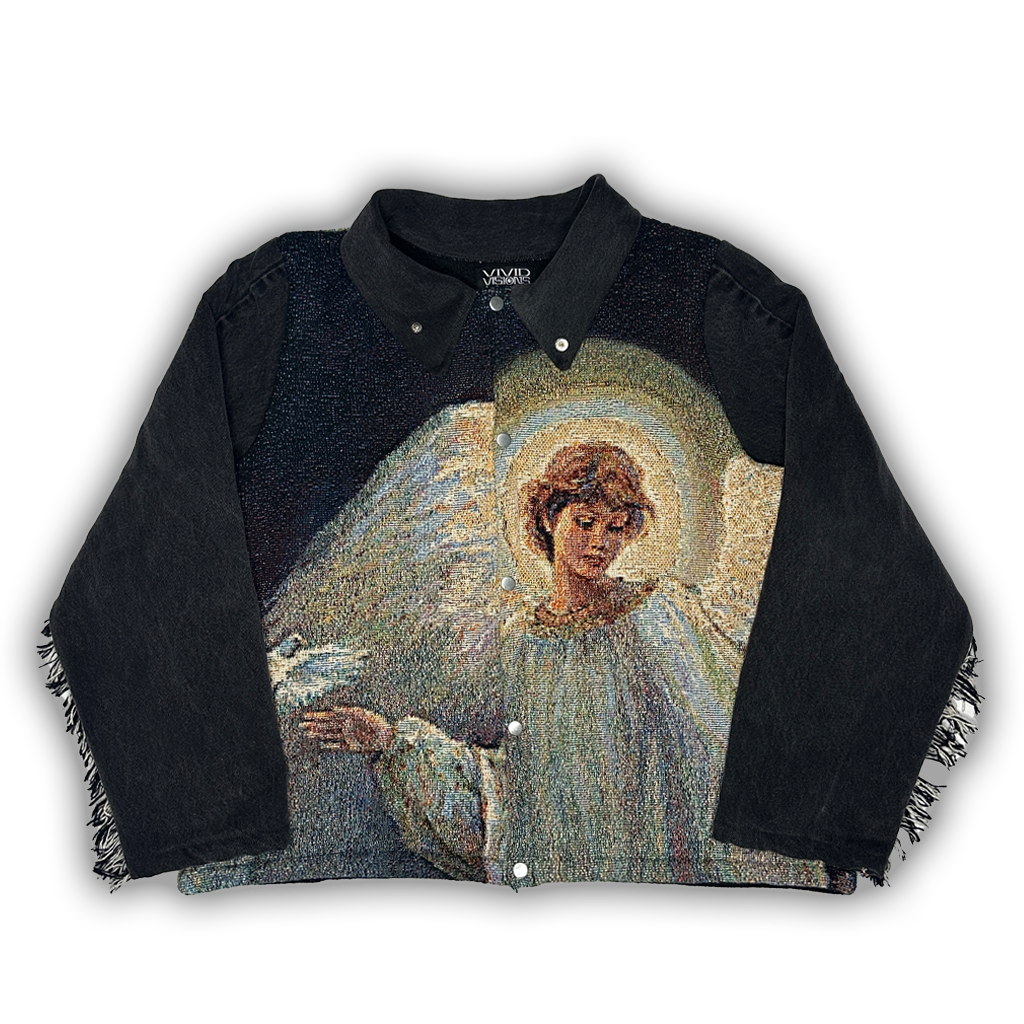 Tapestry & Denim Jacket L – Vivid Visions Co.