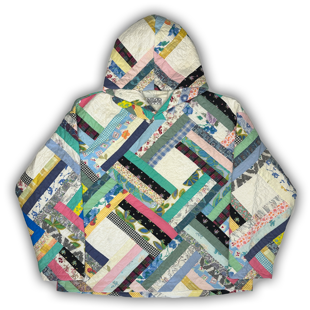 Quilt Hoodie L – Vivid Visions Co.