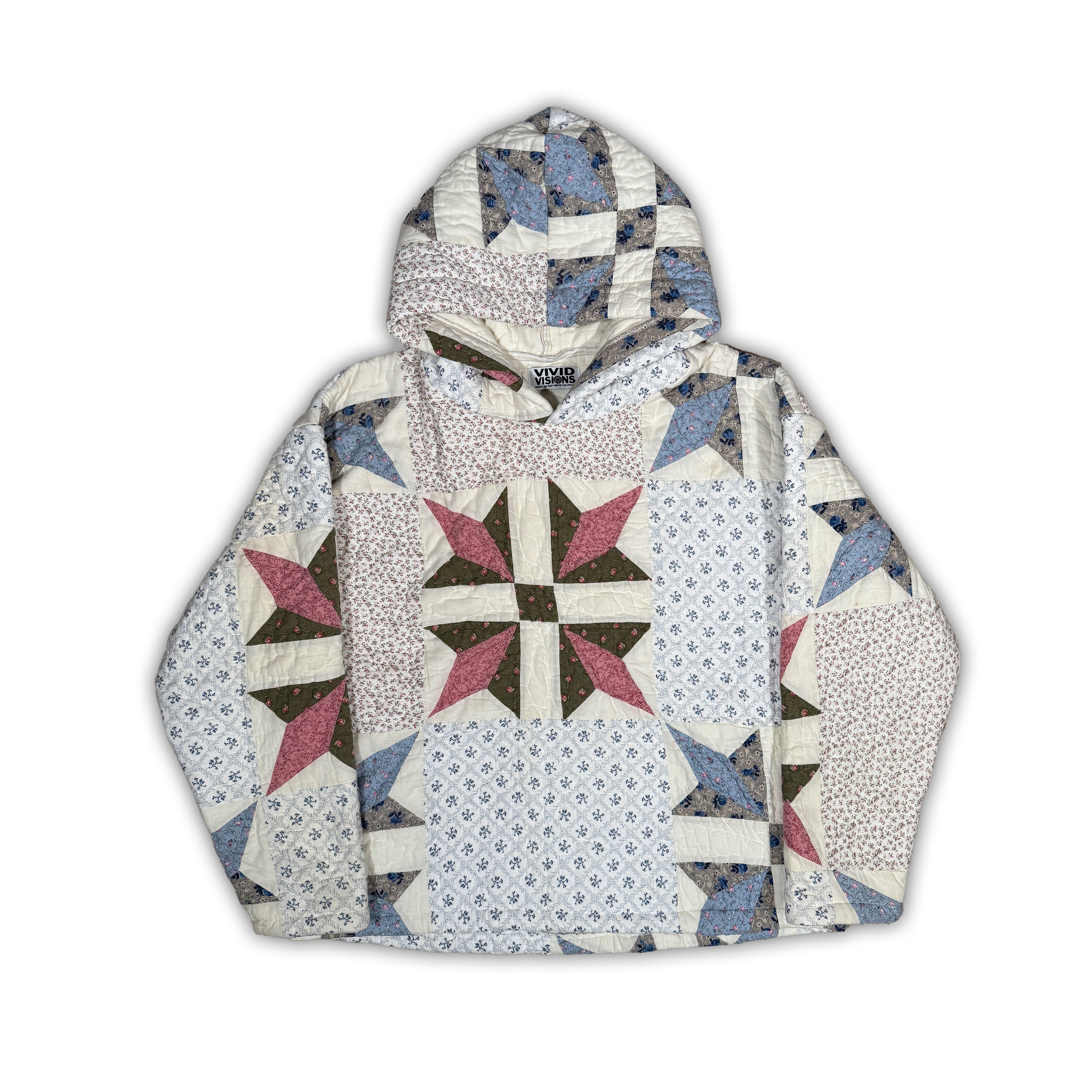 Quilt Hoodie Large – Vivid Visions Co.